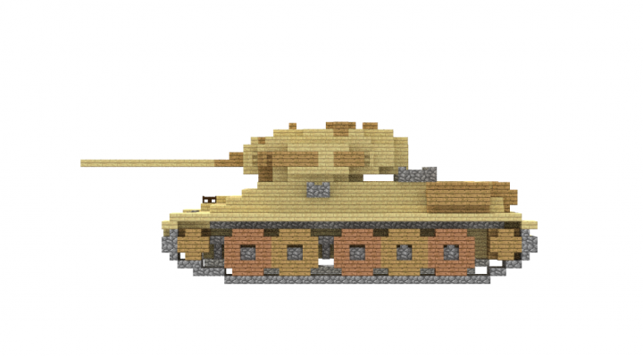 Soviet Medium tank T-34-85 Minecraft Map