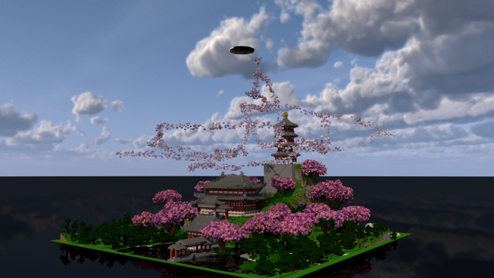 Chinese Architecture 02 - Place of avoiding profane (Minecraft bar ...