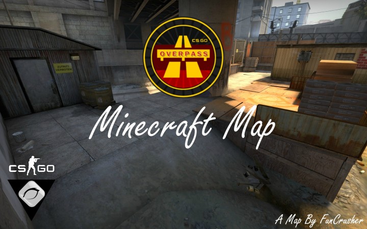 CS:GO Overpass by FunCrusher (WIP) Minecraft Map