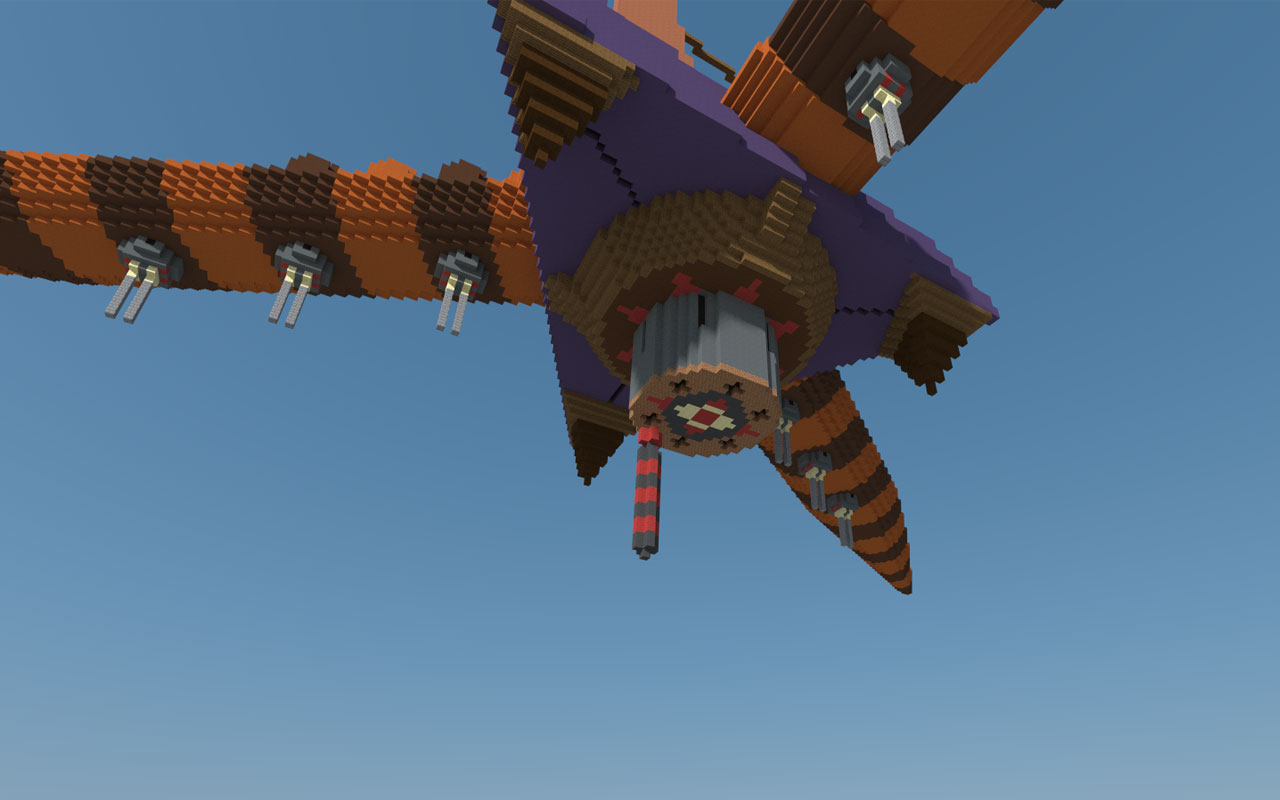 Neo Atlantis Sky ship Minecraft Map