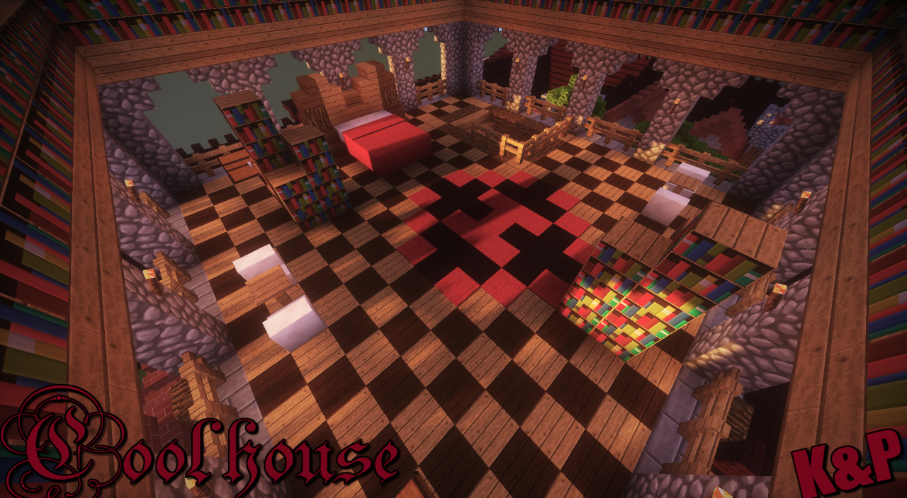 It's a pretty cool house! -K&P Minecraft Map