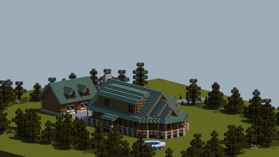 Quick log home build #2 Minecraft Map