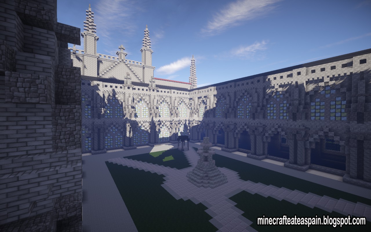 Minecraft replica of the Cathedral of Burgos, Spain. Minecraft Map