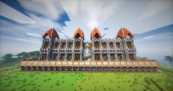 Factions Server Spawn Minecraft Map