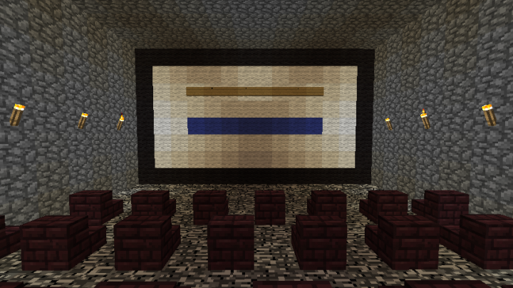 Minecraft Movie Theater Minecraft Project