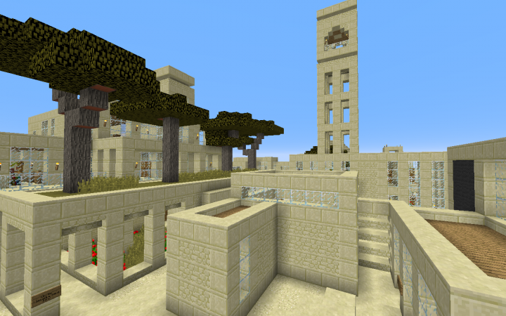 The Creeper Desert Minecraft Map