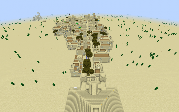 The Creeper Desert Minecraft Map