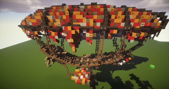 3 Bateaux volant / 3 airships Minecraft Map