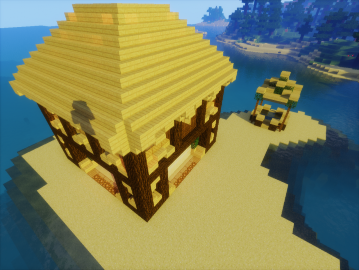 Beach house Minecraft Map