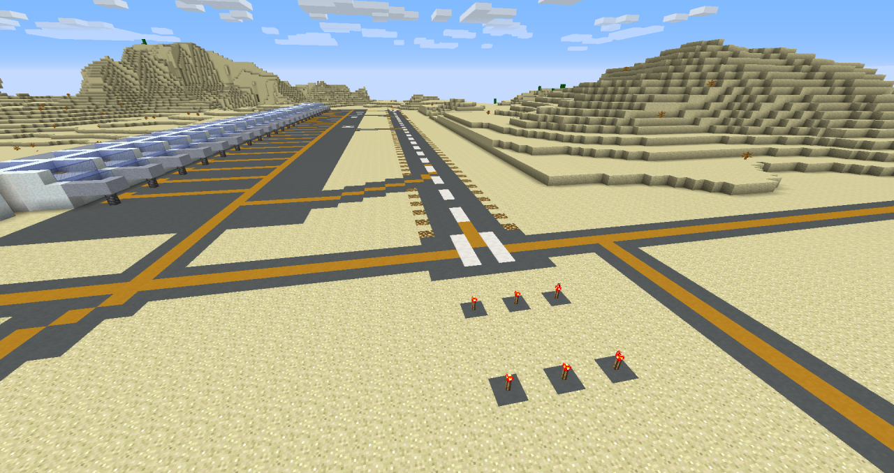 mini airport Minecraft Map