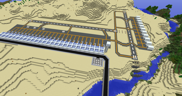 mini airport Minecraft Map