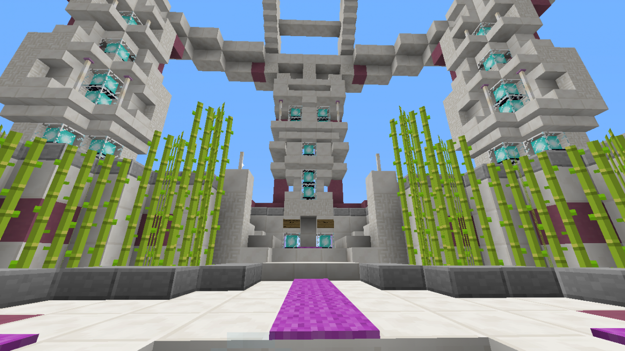 Spawn platform, Flying Crystal cone [spawn] Minecraft Map