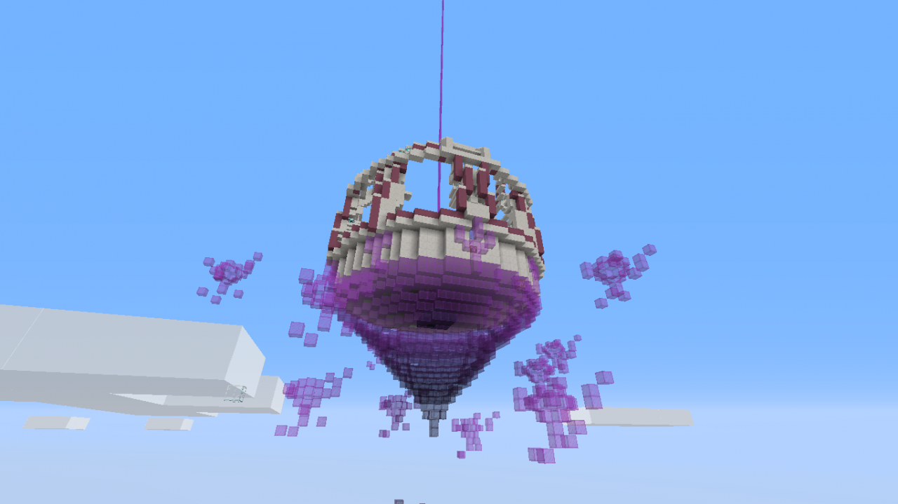 Spawn platform, Flying Crystal cone [spawn] Minecraft Map