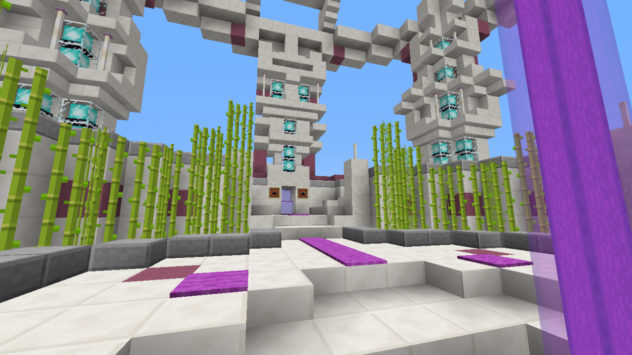 Spawn platform, Flying Crystal cone [spawn] Minecraft Map