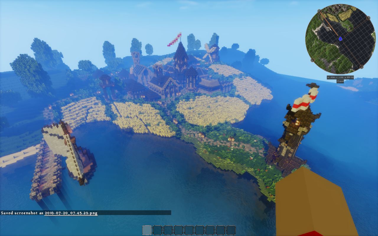 Herondale Town Minecraft Map