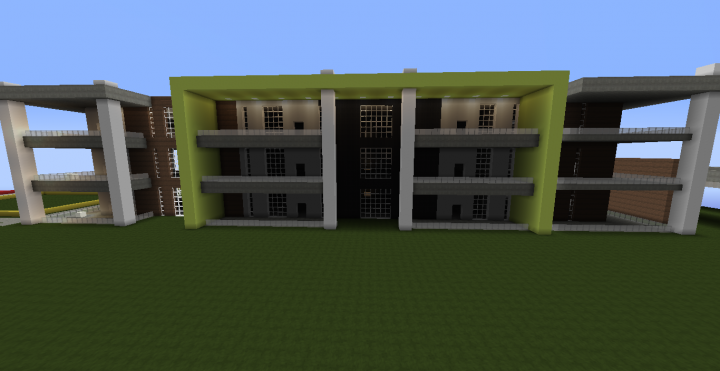 Apartment complex | Modern design Minecraft Map