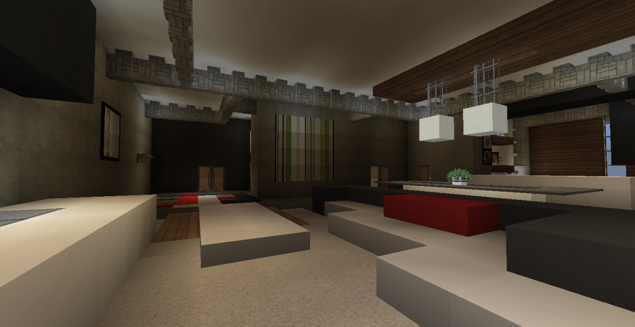 Apartment complex | Modern design Minecraft Map