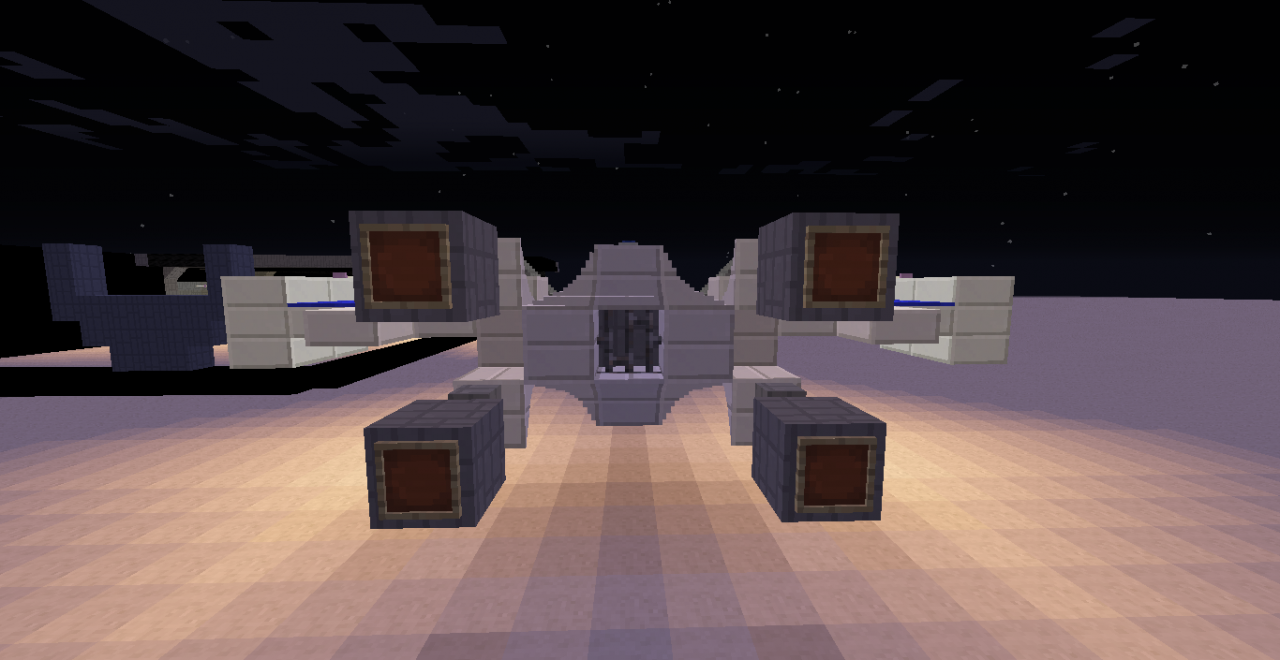 Star Wars: Starfighters 01: T-70 X-Wing Starfighter Minecraft Map