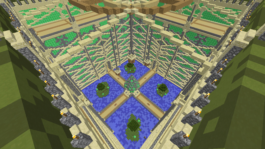 Emerald Palace - Server Spawn? (Comeback build?) Minecraft Map