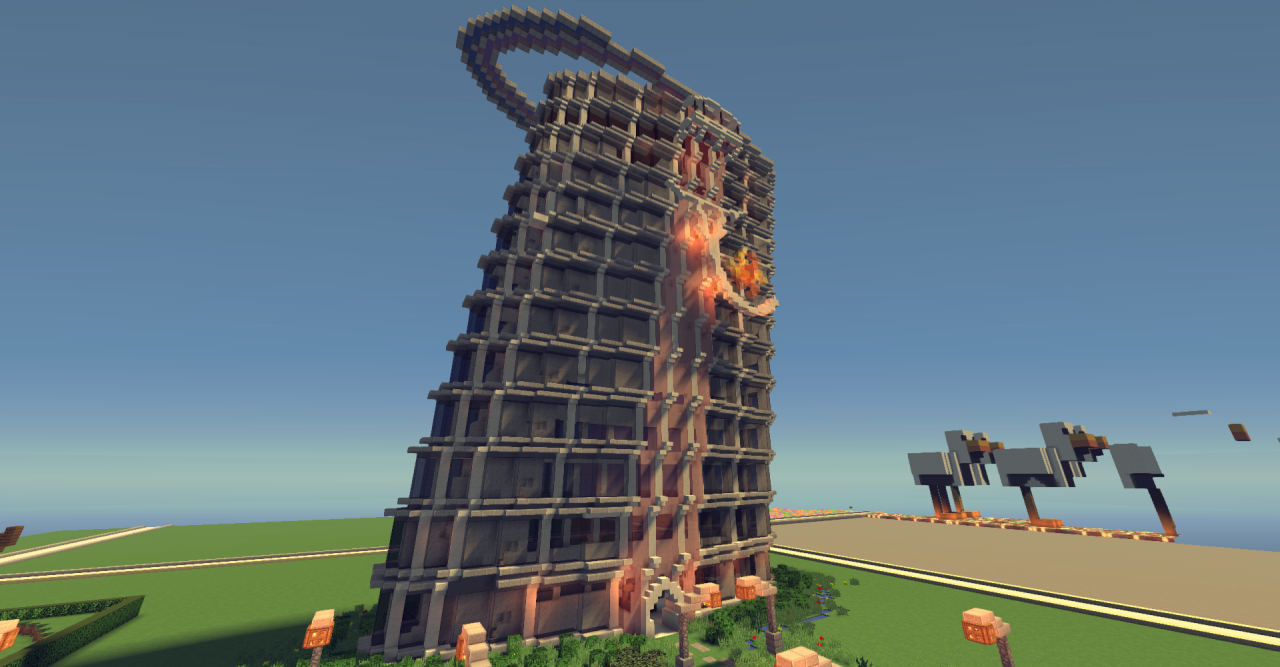 Modern Sky Scraper Minecraft Map