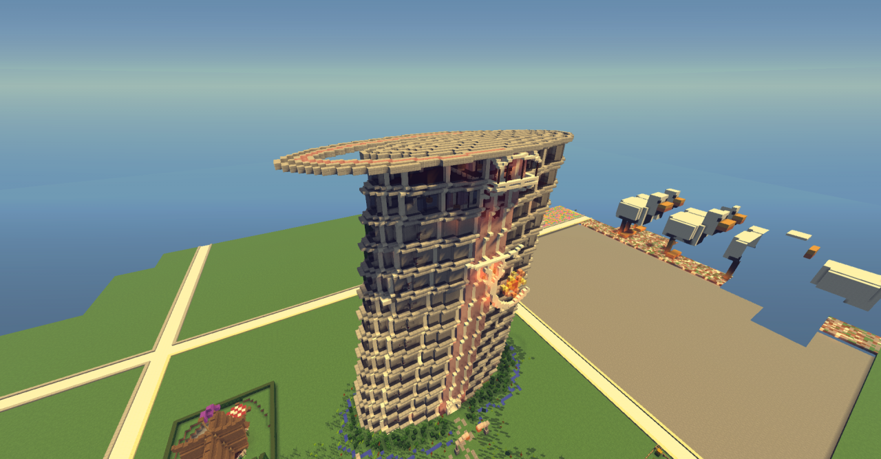 Modern Sky Scraper Minecraft Map