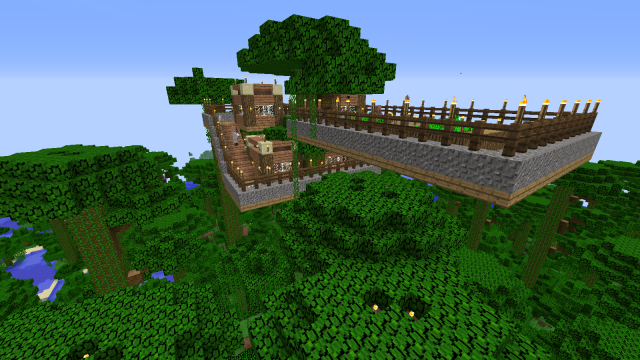 Tree Village Minecraft Map