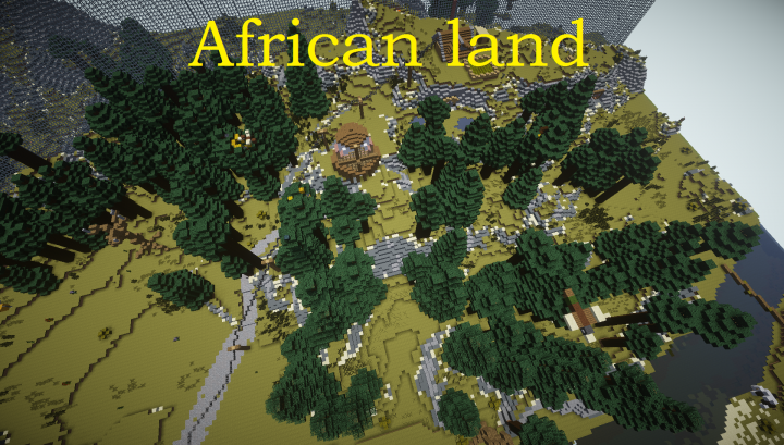 [CINEMATIC]African Land-Survival games map Minecraft Map