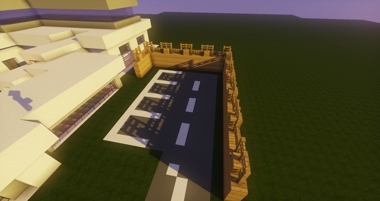 Awesome Restauraunt w/ Parking Lot & Drive Thru Minecraft Map
