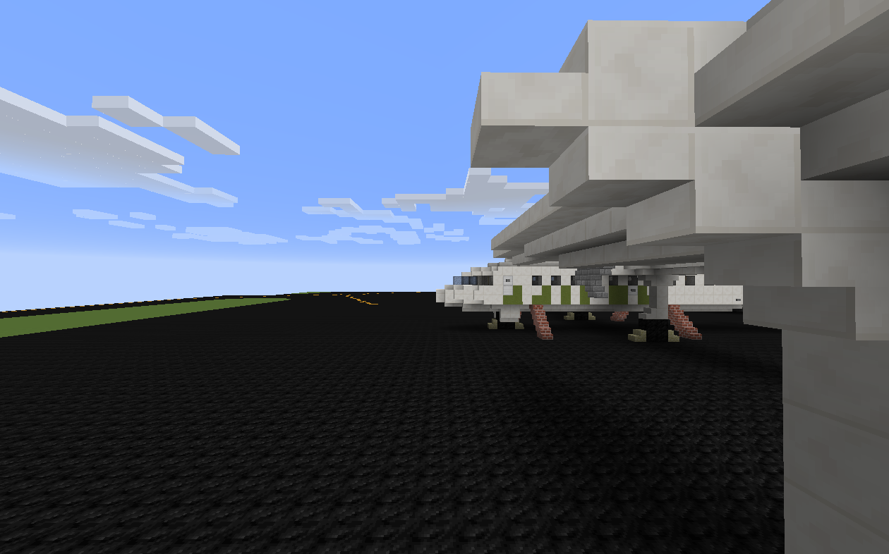 Bombardier Dash 8 Q-100 (Wideroe old livery) Minecraft Map