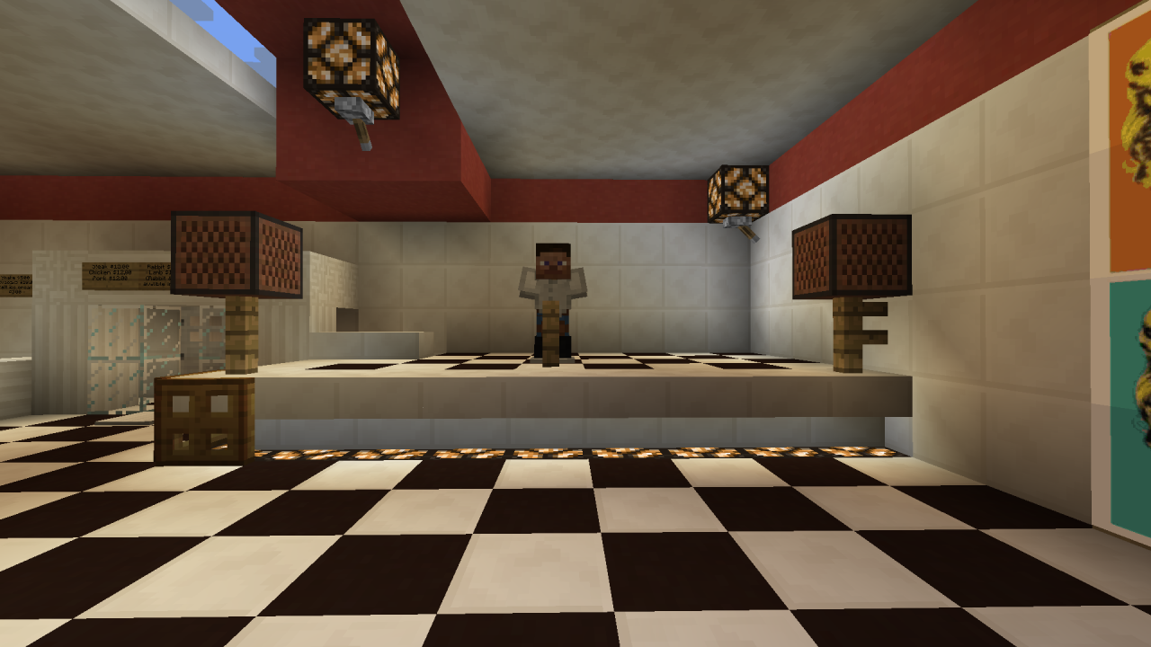 50's Diner Minecraft Map