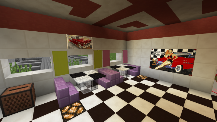 50's Diner Minecraft Map