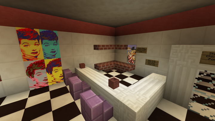 50's Diner Minecraft Map
