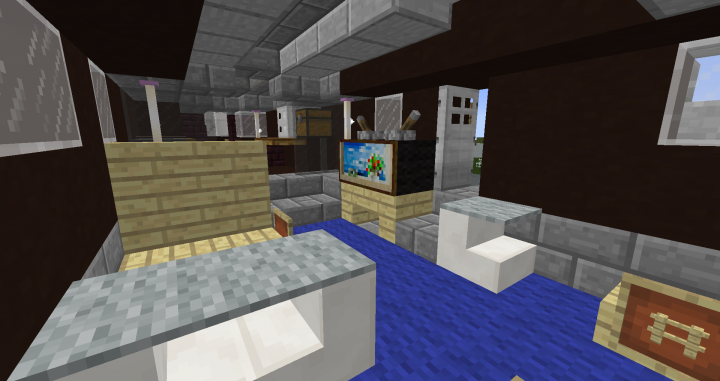 Private propeller plane Minecraft Map