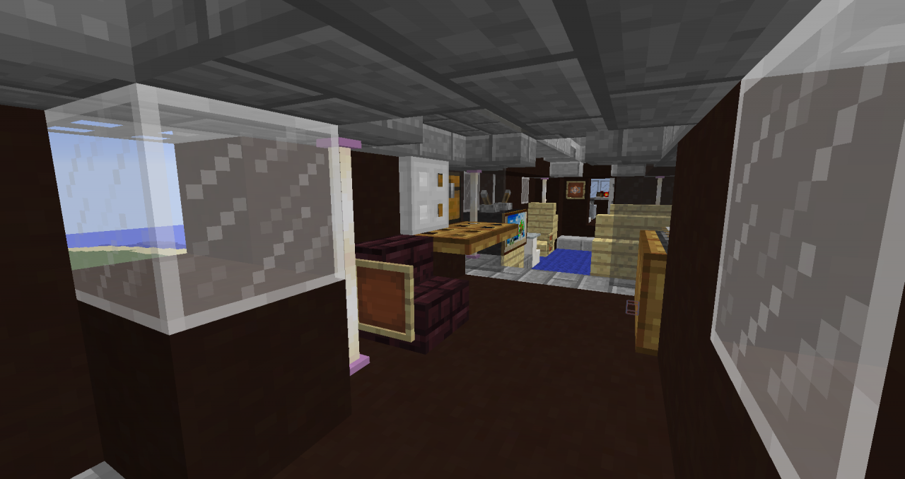 Private propeller plane Minecraft Map