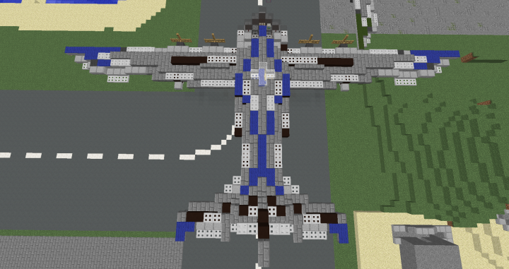 Private propeller plane Minecraft Map