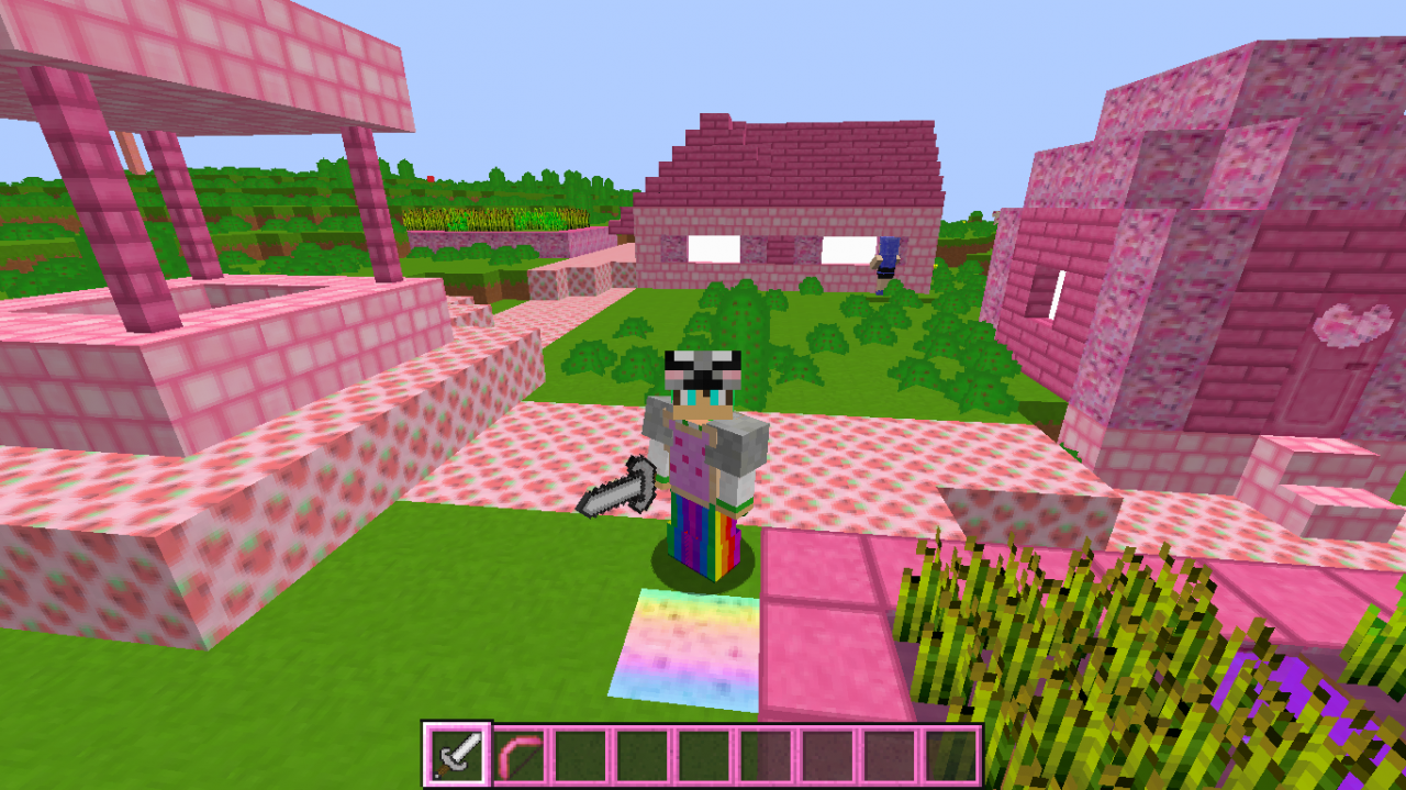 Strawburry 17 kawaii texturepack Minecraft Texture Pack