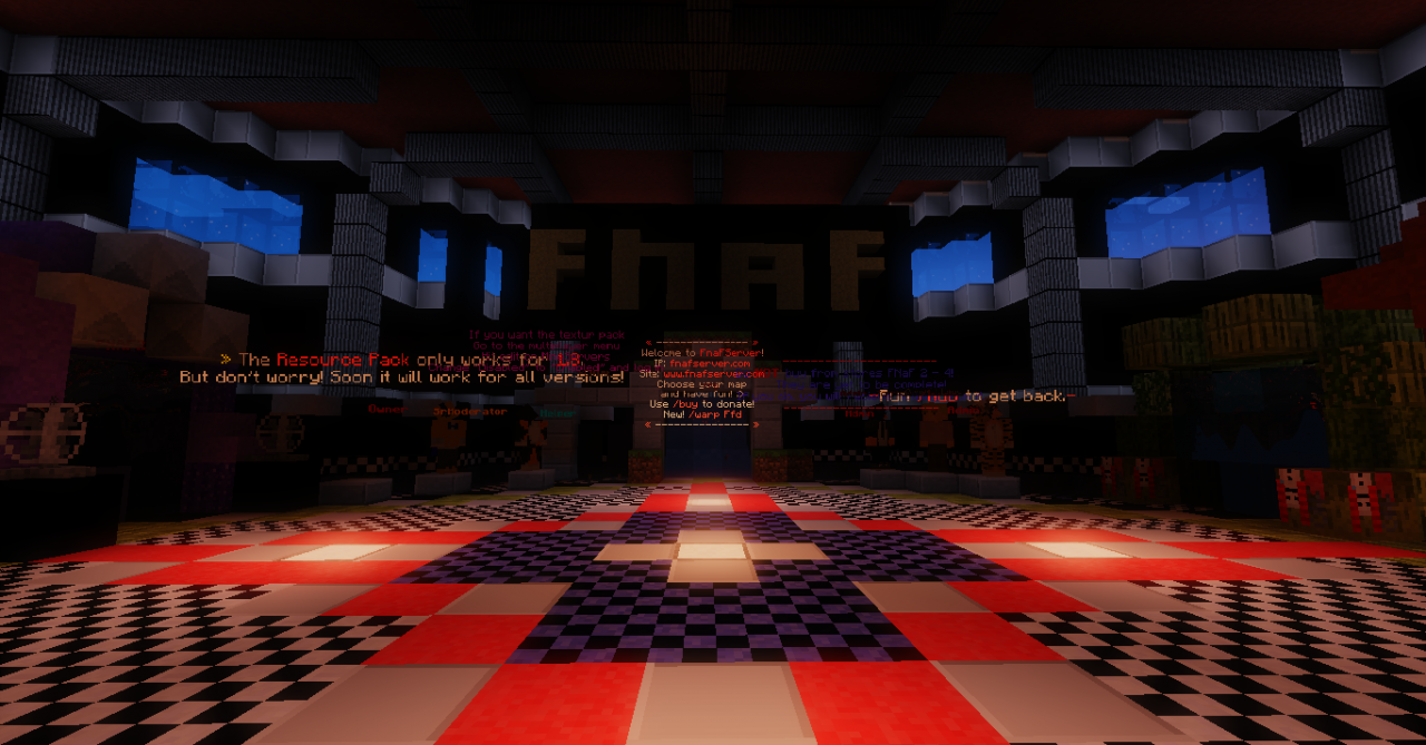 Five Nights at Freddy's + Undertale Minecraft Server
