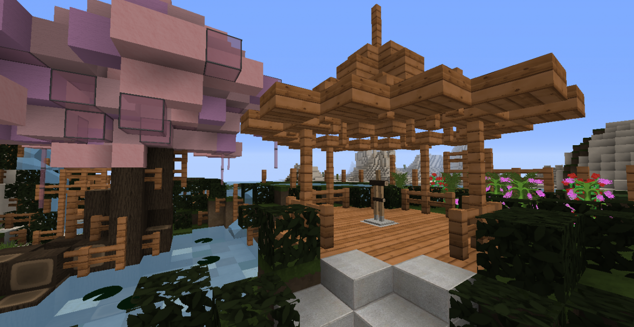 Large Japanese House 01 Minecraft Map