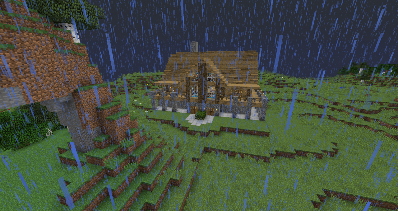 Minecraft Mansion and Farm Minecraft Map