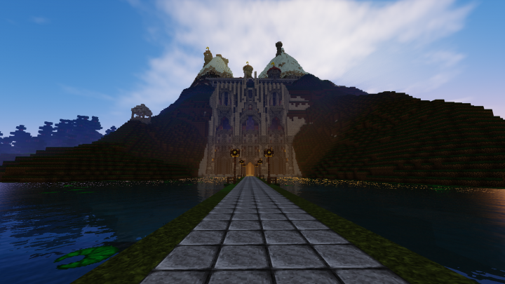 The mountain which dominates the world Minecraft Map