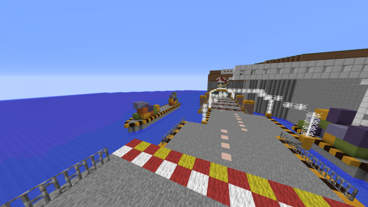 Mario Kart Wii- Toad's Factory Minecraft Map