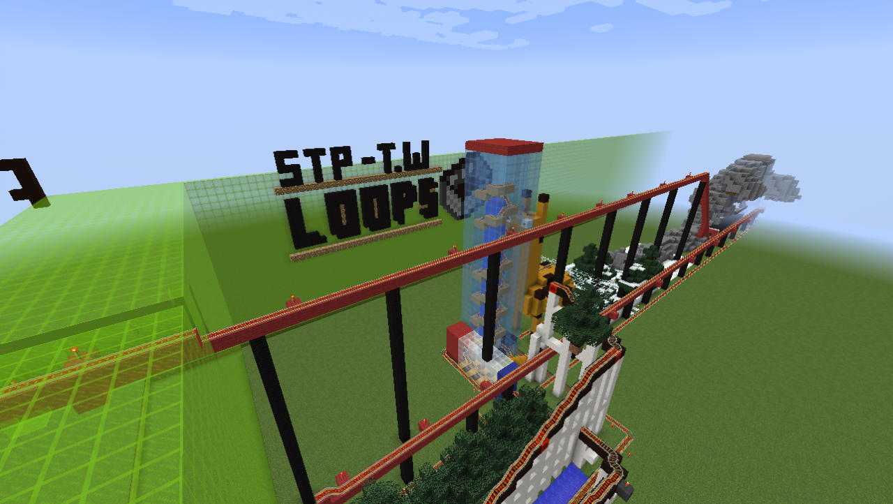 Loops - A minecraft rollercoaster Minecraft Map