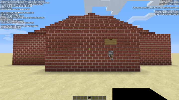 small redstone house Minecraft Map