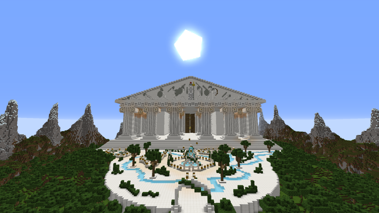 Temple of Athena Minecraft Map