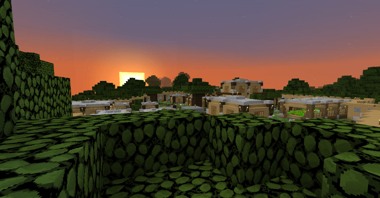 Poor Class Village/ Passive Iron Golem Farm Minecraft Map