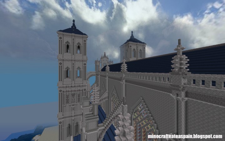 Cathedral of Astorga , Spain in Minecraft. Minecraft Map