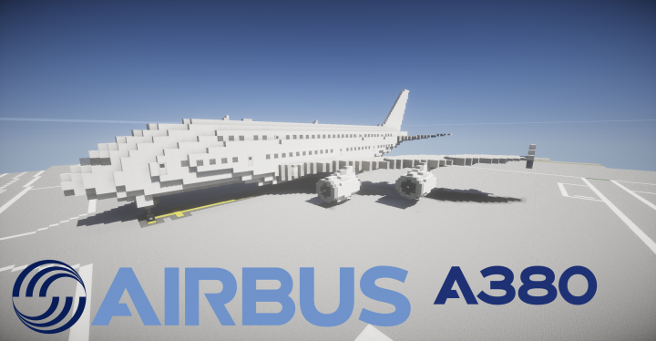 Airbus A380-800 Minecraft Map
