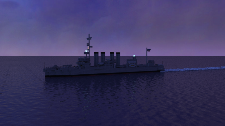 USN DD Clemson class Minecraft Map