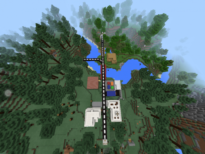 Awesome town in the making Minecraft Map