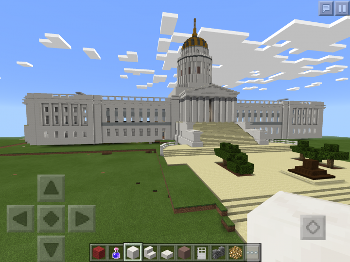 West Virginia state Capitol Minecraft Map